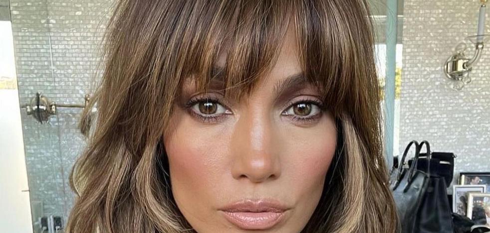 cambio de look: Jennifer Lopez estrena flequillo nuevo y corte ...