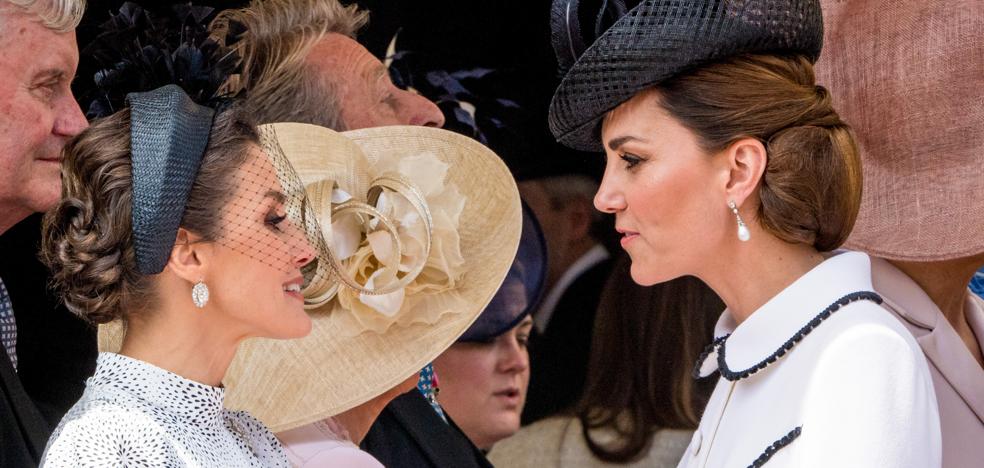 Por qué es tan fría la relación entre Letizia y Kate Middleton: las claves de su rivalidad ...
