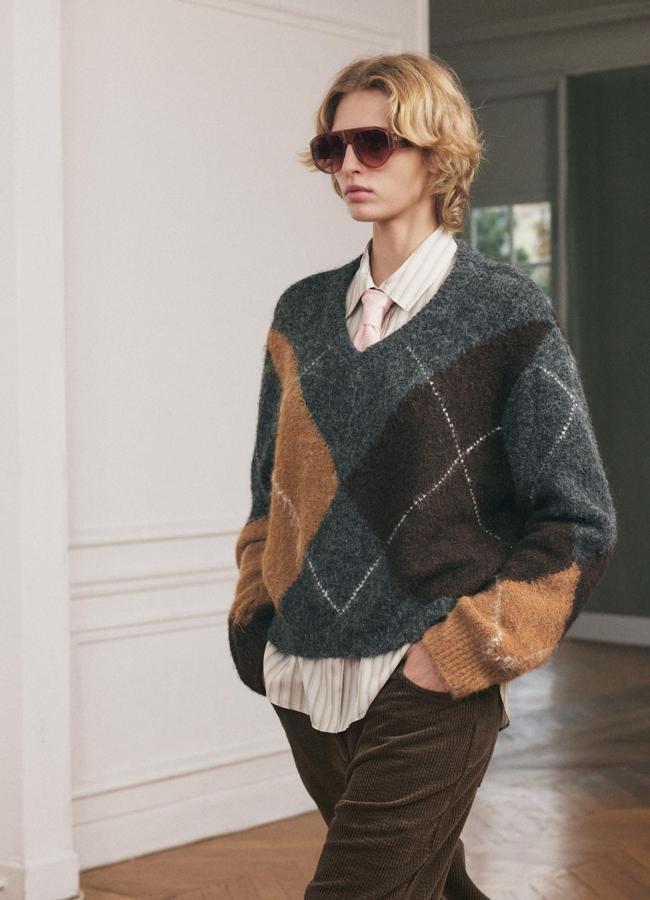 La tendencia de los jerséis de rombos que tienes que llevar este ...
